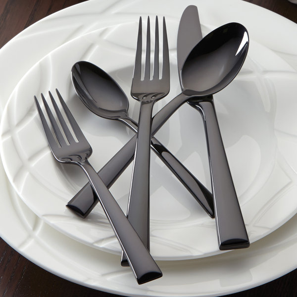 Lenox Colebrook Stainless Steel Flatware Set & Reviews | Wayfair