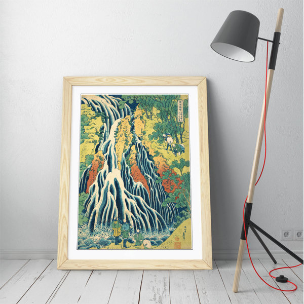 Metro Lane Hokusai Kirifuri Waterfall Picture Japanese - Print ...
