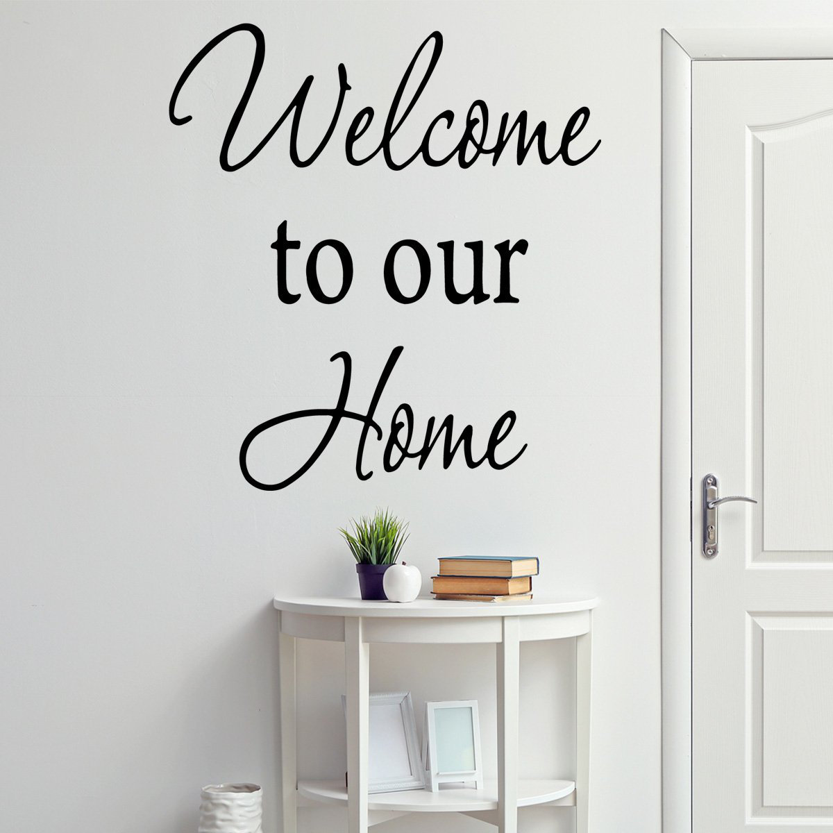 Winston Porter Drumankelly Welcome to our Home Wall Decal | Wayfair