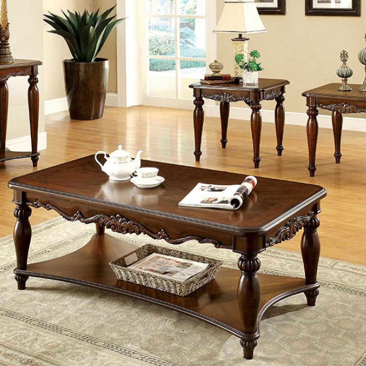 Bloomsbury Market Readlyn 3-pcs Living Room Table Set | Wayfair