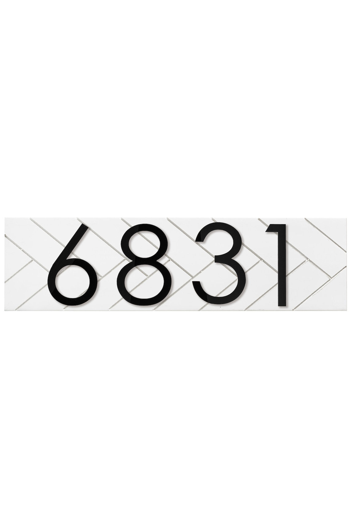 Liberty Trade Co Number 1-Tile Address Plaque Frame | Wayfair