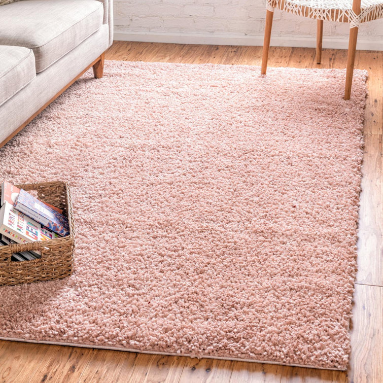 Winston Porter Candas Shag Dusty Rose Area Rug & Reviews - Wayfair Canada