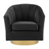 Willa Arlo Interiors Lori Upholstered Swivel Armchair & Reviews | Wayfair