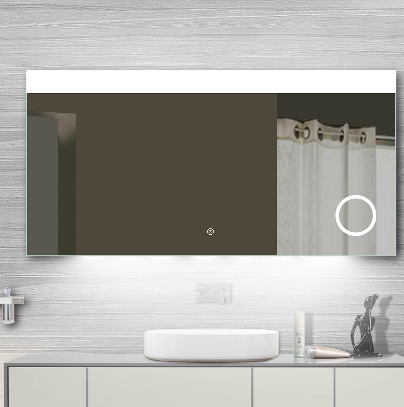 LTL Home Products Rectangle LED Wall Mirror | Wayfair