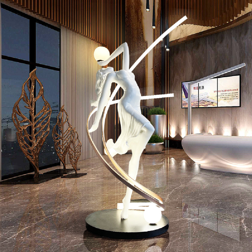 BLONSKI Anfisa Luxury 71" Novelty Floor Lamp | Wayfair