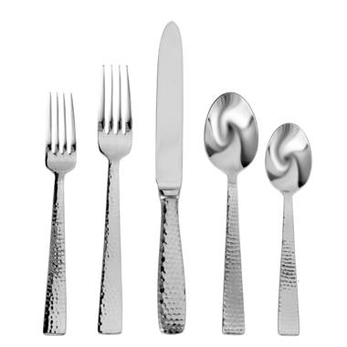 Ricci Argentieri Pioggia Stainless Steel Flatware Set - Service for 4 ...