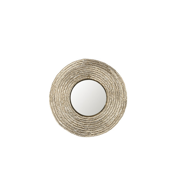 Statement Mirror Coloured Mustard | Wayfair.co.uk