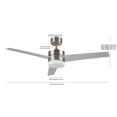 Ivy Bronx Aya Ceiling Fan with LED Lights & Reviews | Wayfair