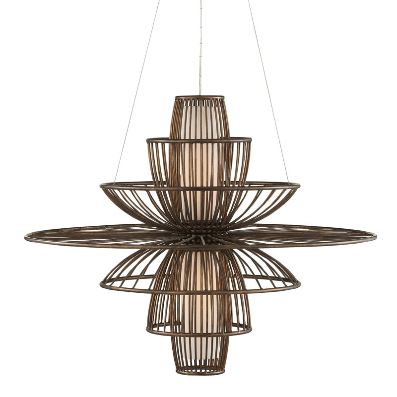 Currey & Company Benjiro 2 - Light Chandelier by Lan Thornton | Perigold
