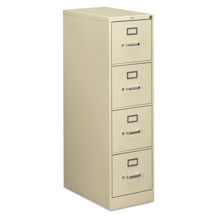 HON 510 Series 15'' Wide 4 -Drawer Steel Vertical Filing Cabinet ...