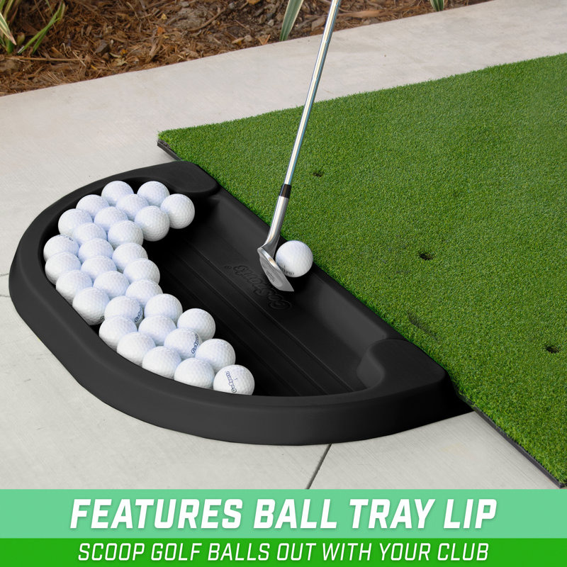 GoSports All-Weather Golf Ball Tray - Great Accessory for Home Practice ...