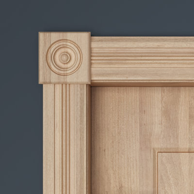 Ornamental Mouldings Hardwood Victorian Door and Window Moulding 3" H x ...