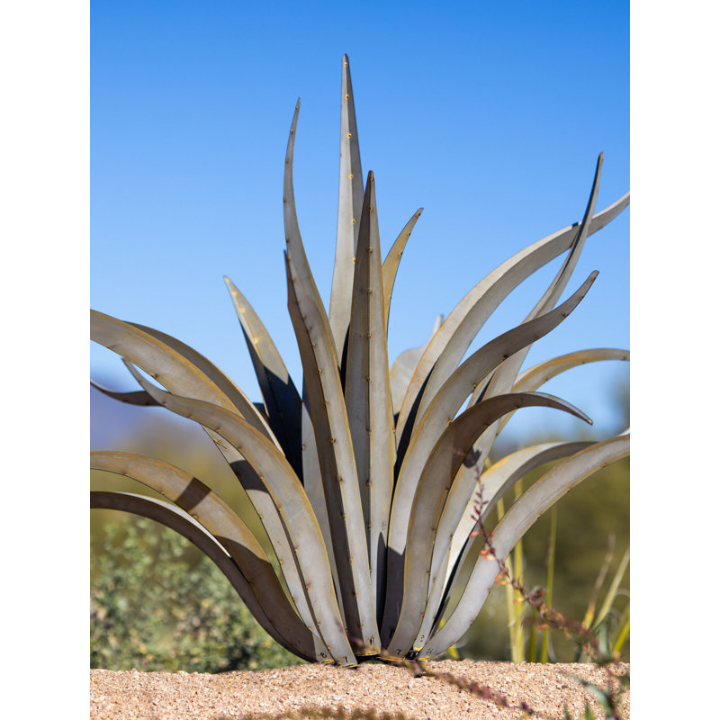 Desert Steel Octopus Agave Landscape Statue & Reviews | Wayfair
