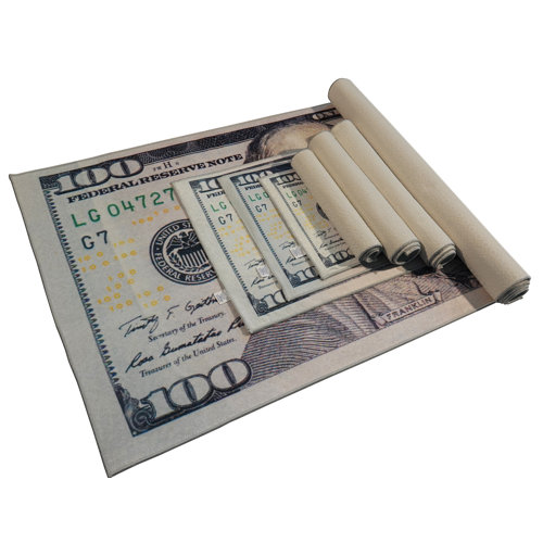 Latitude Run® Andrew-Joseph 100 Dollar Bill Anti-Fatigue Mat & Reviews ...