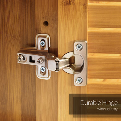 MoNiBloom 5 Tiers Free Standing Bamboo Shoe Rack, 27 Pairs Storage ...