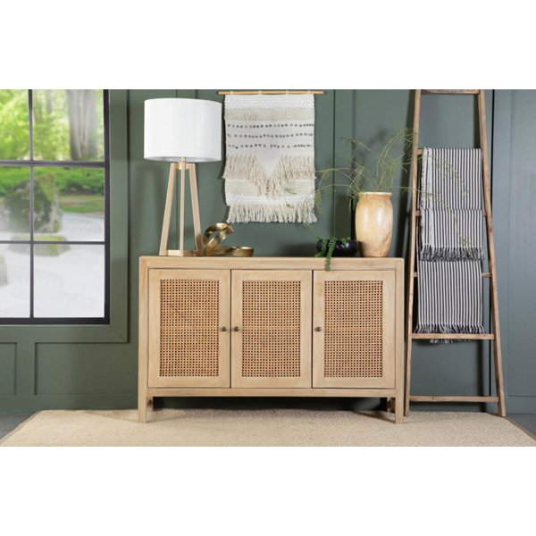 Bayou Breeze Alffi 32'' Tall 3 - Door Accent Cabinet | Wayfair