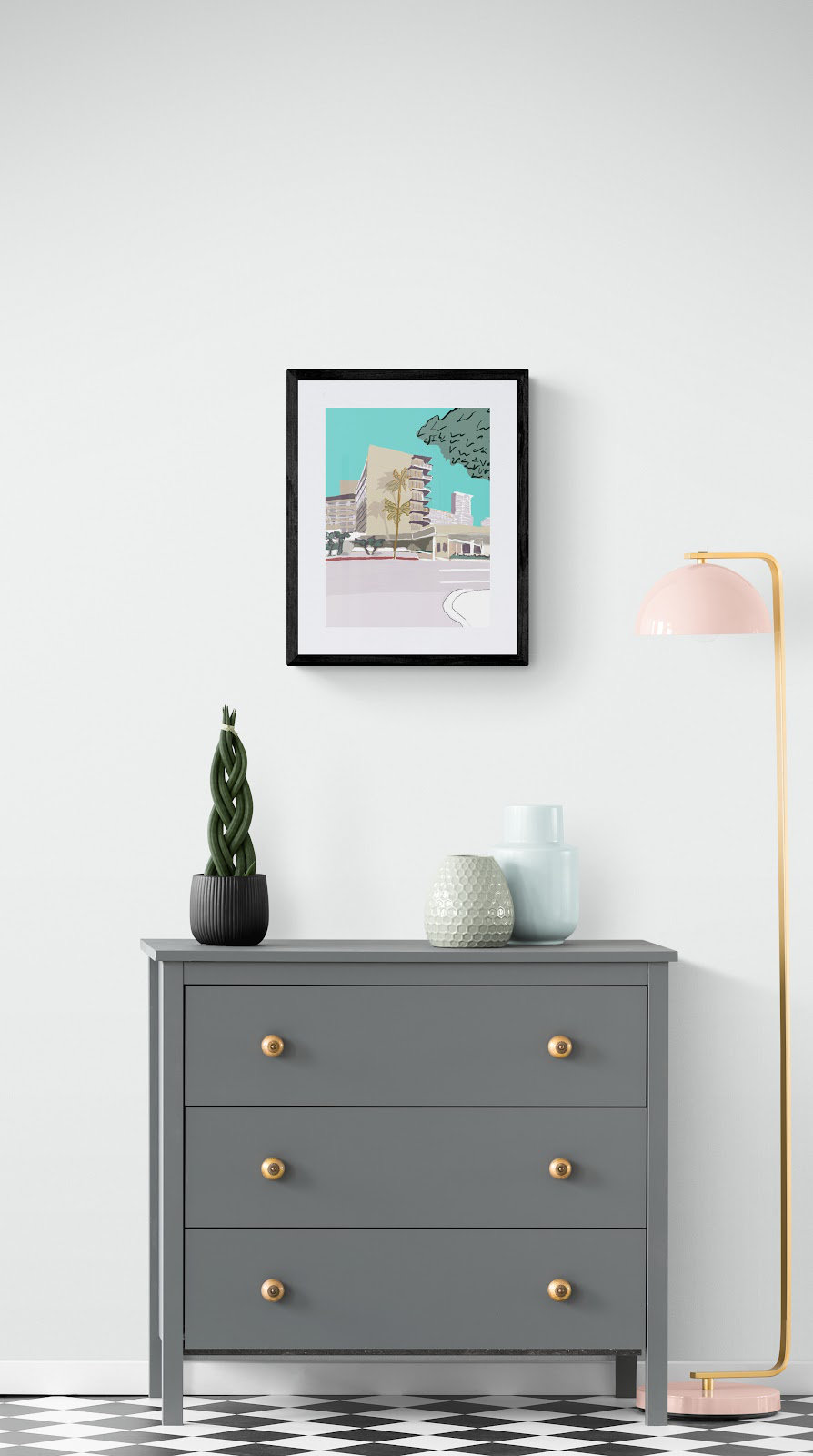Made & Curated Hilton Hotel by Deborah Blum - Picture Frame Print | Wayfair