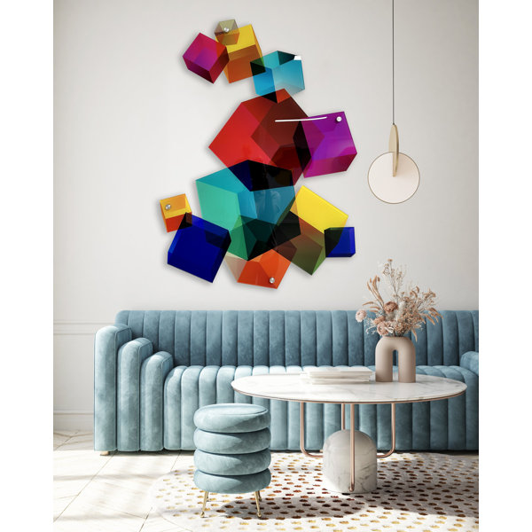 UniQstiQ Acrylic Cubes Wall Décor | Wayfair