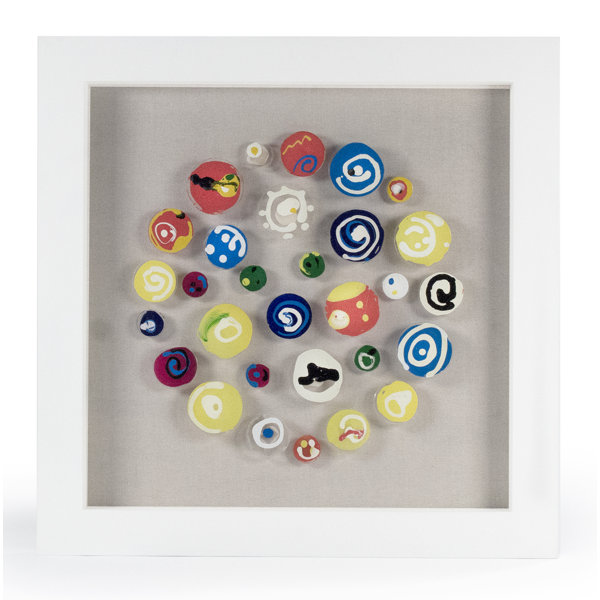 Zentique Abstract Framed Art - Shadowbox Print | Wayfair