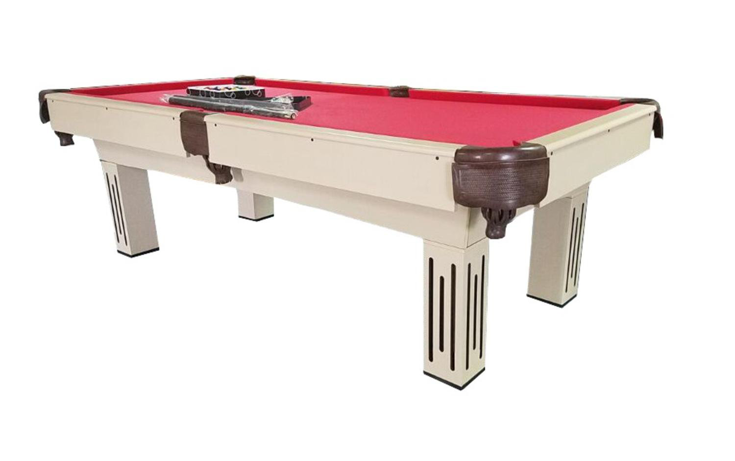 Northlight 7' x 3.9' Red Billiard and Pool Net Pocket Game Table | Wayfair