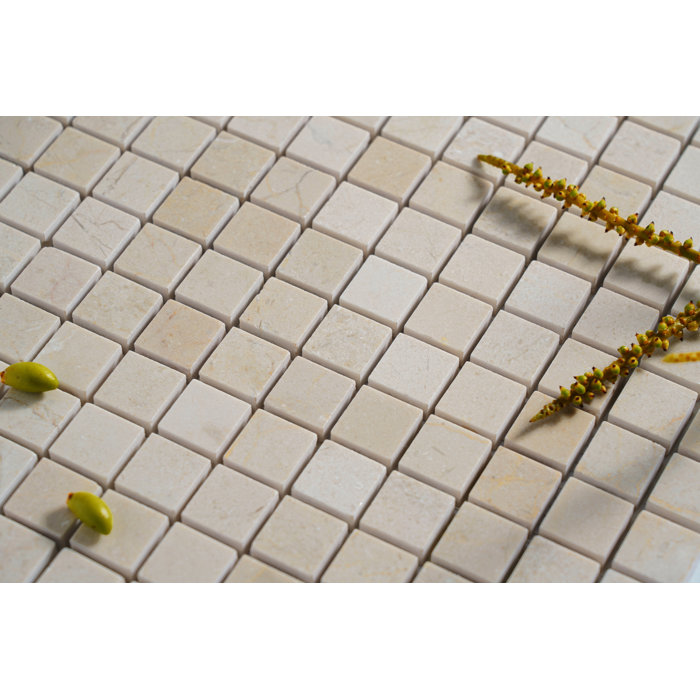 Simple Tile 1"X1" Marble Mosaic Tile | Wayfair