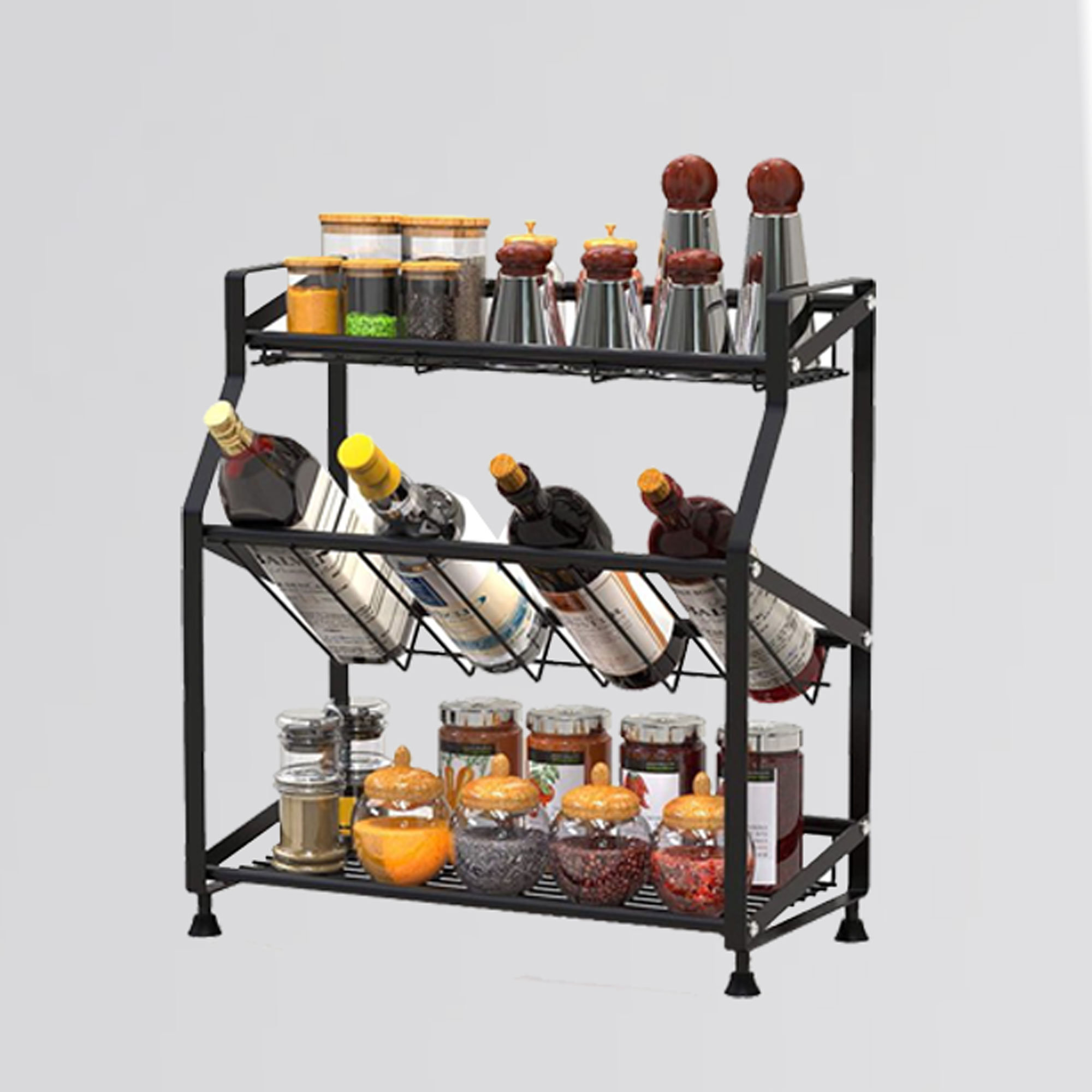 Prep & Savour Spice Steps 15Jar Spice Rack | Wayfair
