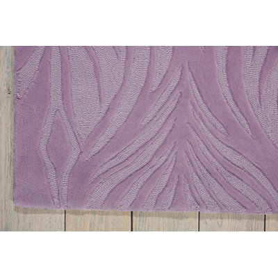 Mercer41 Jemma Handmade Performance Lavender Rug & Reviews | Wayfair