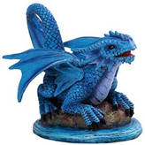 Trinx Whimsical Garden Dragon Folding His Arms With Angry Face Figurine ...