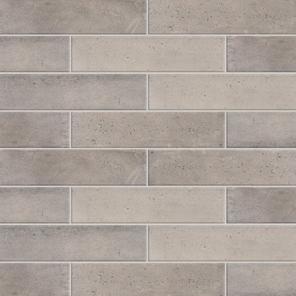 Merola Tile Capri 3" x 10" Porcelain Stone Look Subway Wall Floor Use ...