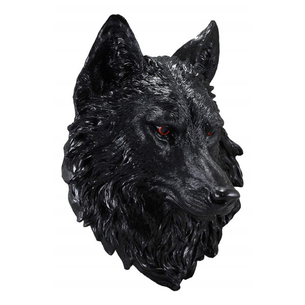 Millwood Pines Underworld Lucian Wolf Head Wall Décor | Wayfair