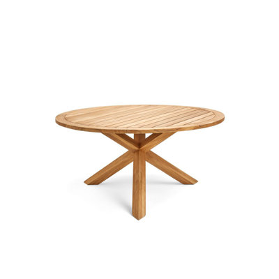 Winston All-Natural Teak Outdoor 60" Round Dining Table | Wayfair