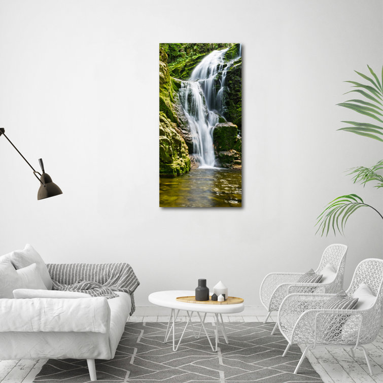 Union Rustic Waterfall - Wrapped Canvas Art Prints | Wayfair.co.uk