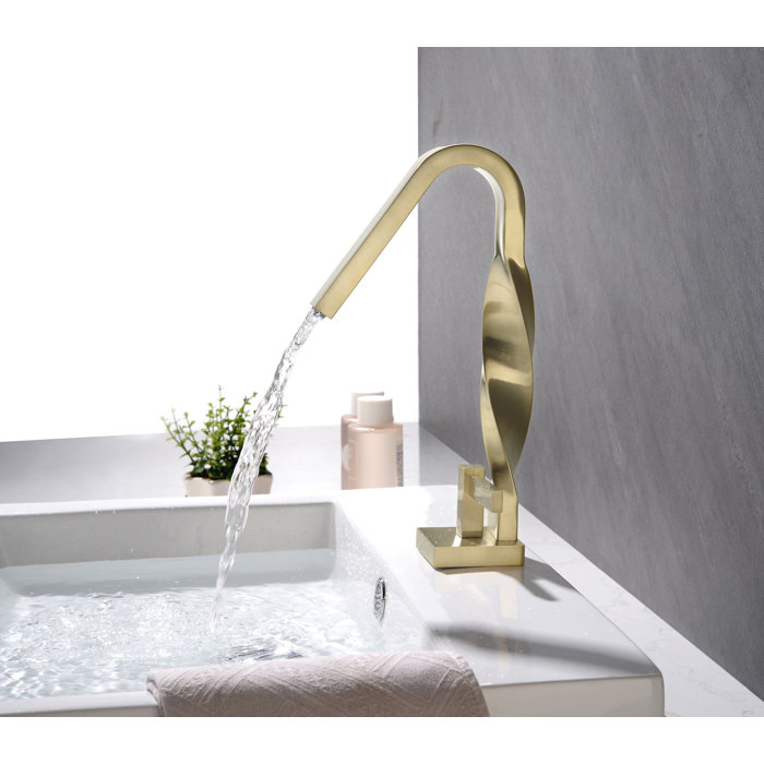 AIWEN Single Hole Faucet Single-handle Bathroom Faucet | Wayfair