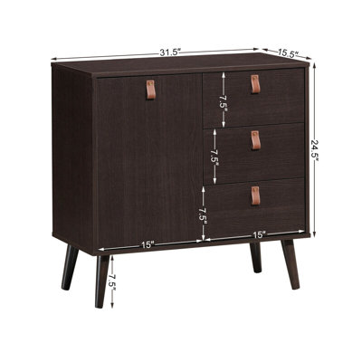 Ebern Designs Barrow 32'' Wide 3 Drawer Server & Reviews | Wayfair