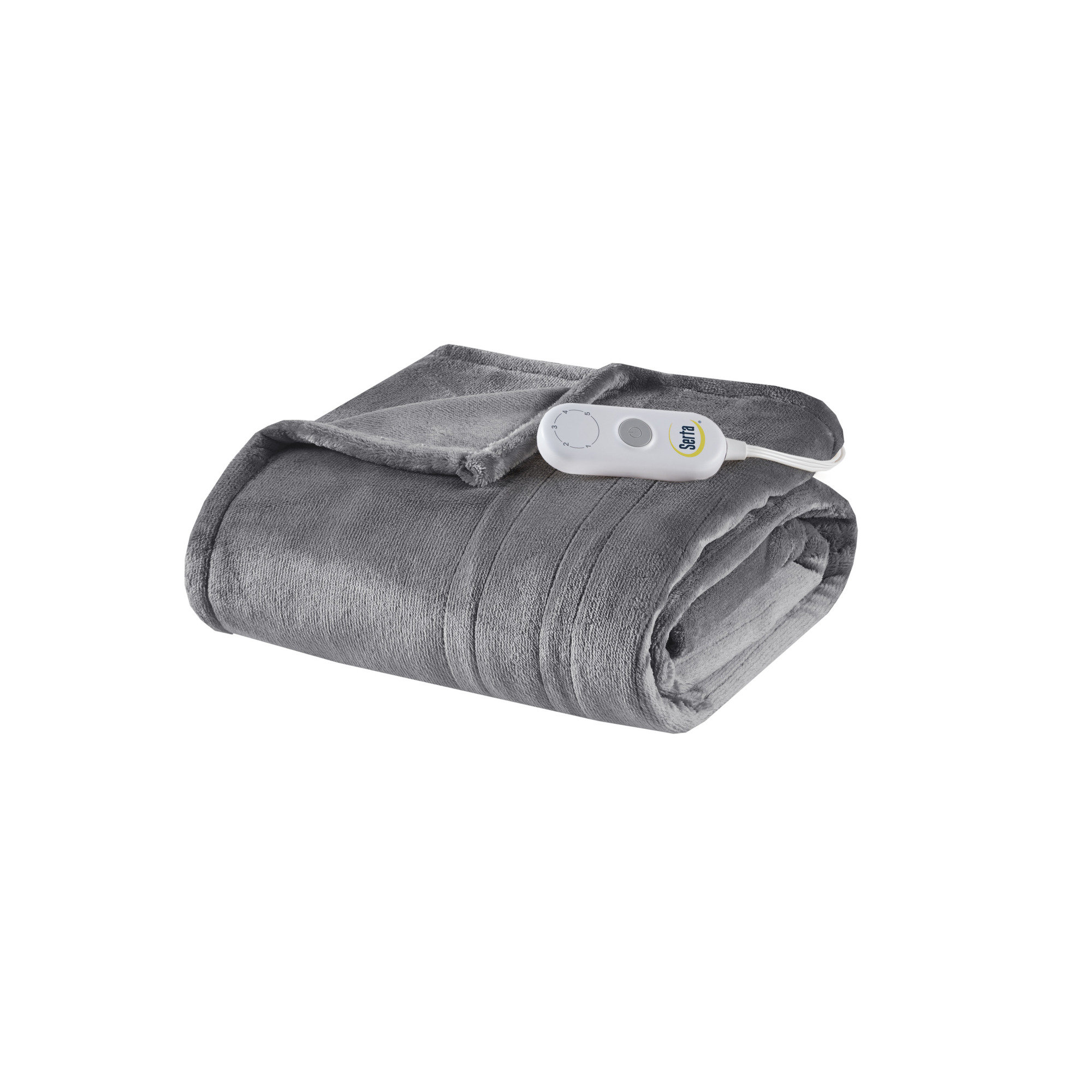 Serta Plush Heated Throw & Reviews | Wayfair