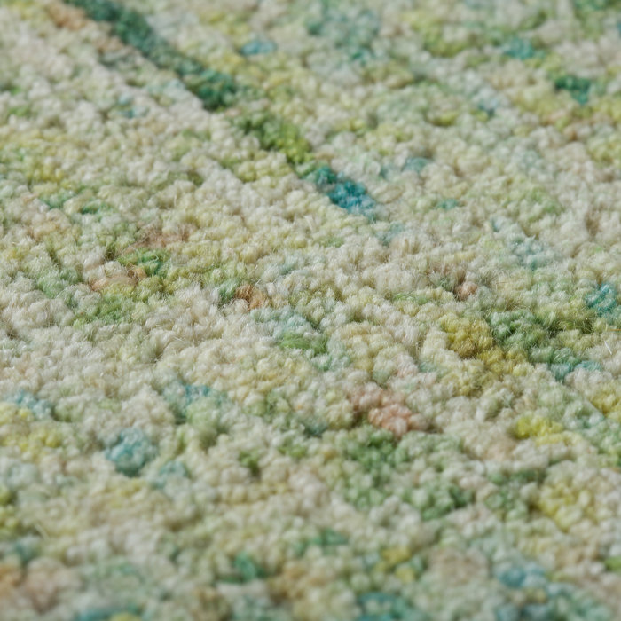 Latitude Run® Gilboa Handmade Wool Kiwi Rug & Reviews | Wayfair