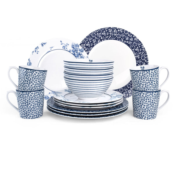 Laura Ashley Bone China Dinnerware - Set of 16 | Wayfair.co.uk