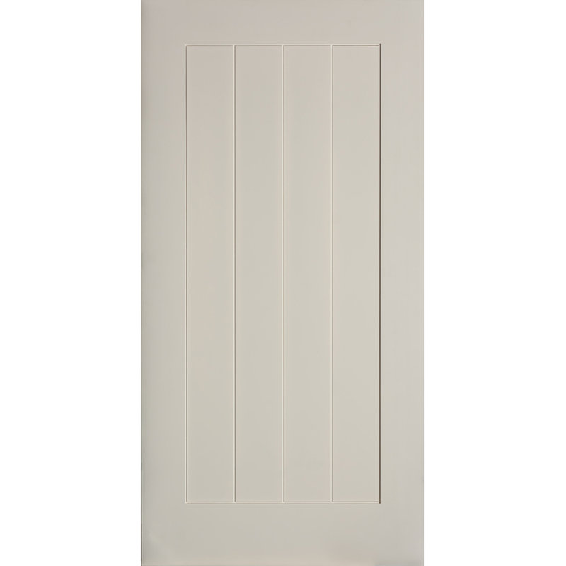 Trimlite Primed 1 Panel V-Groove Interior Barn Door Slab | Wayfair