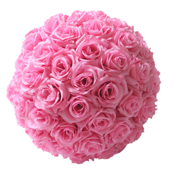 House of Hampton® Kissing Ball Roses Flower Ball | Wayfair