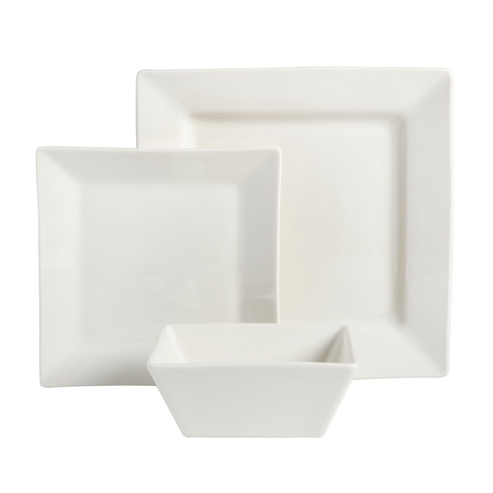 Gibson Home Porcelain China Dinnerware Set - Service for 4 & Reviews ...