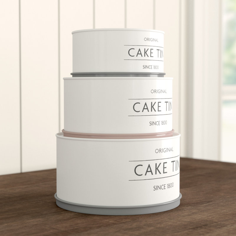 Mason Cash Innovative Kitchen 3 Piece Cake Tin Set & Reviews | Wayfair ...