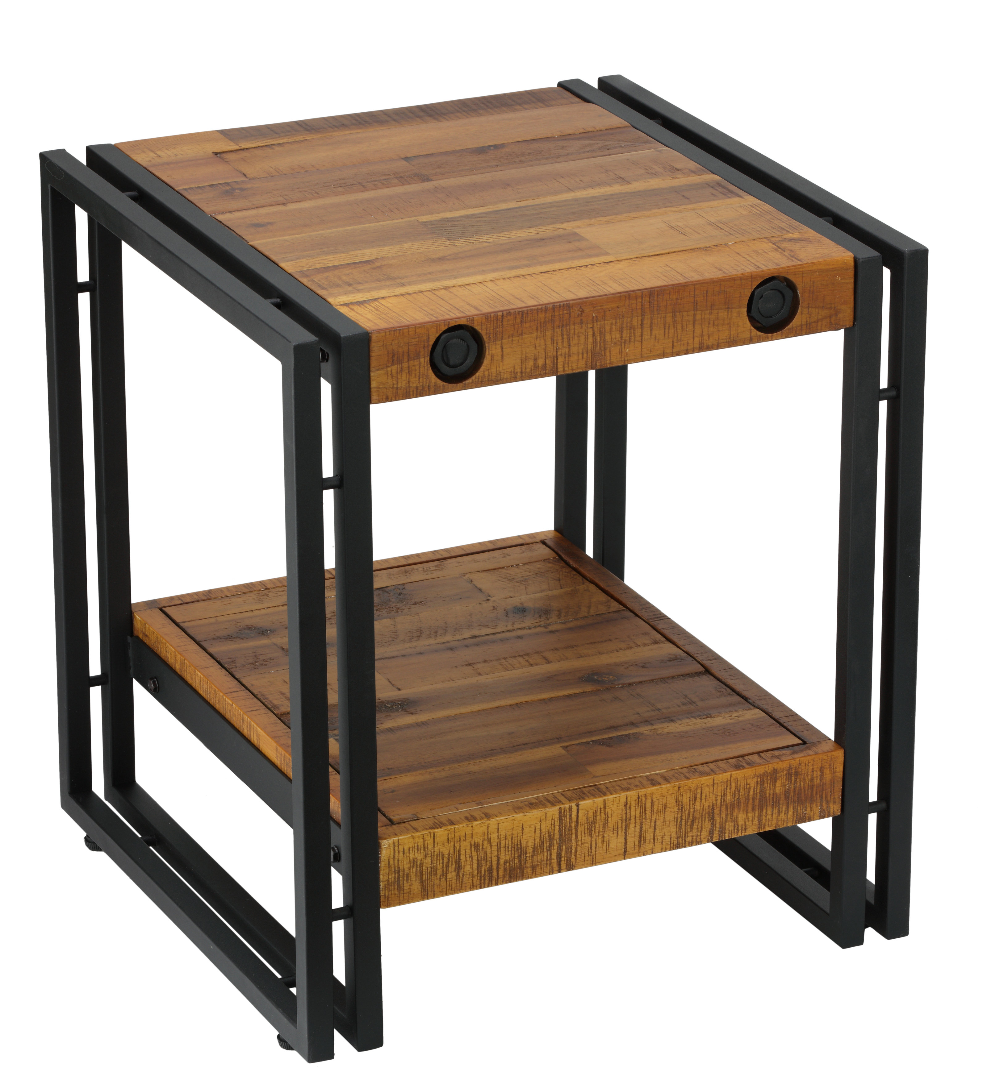 Cortesi Home 20'' Tall Solid Wood Sled End Table | Wayfair