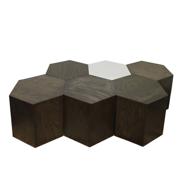 Hammers and Heels Solid Wood Block Coffee Table | Wayfair