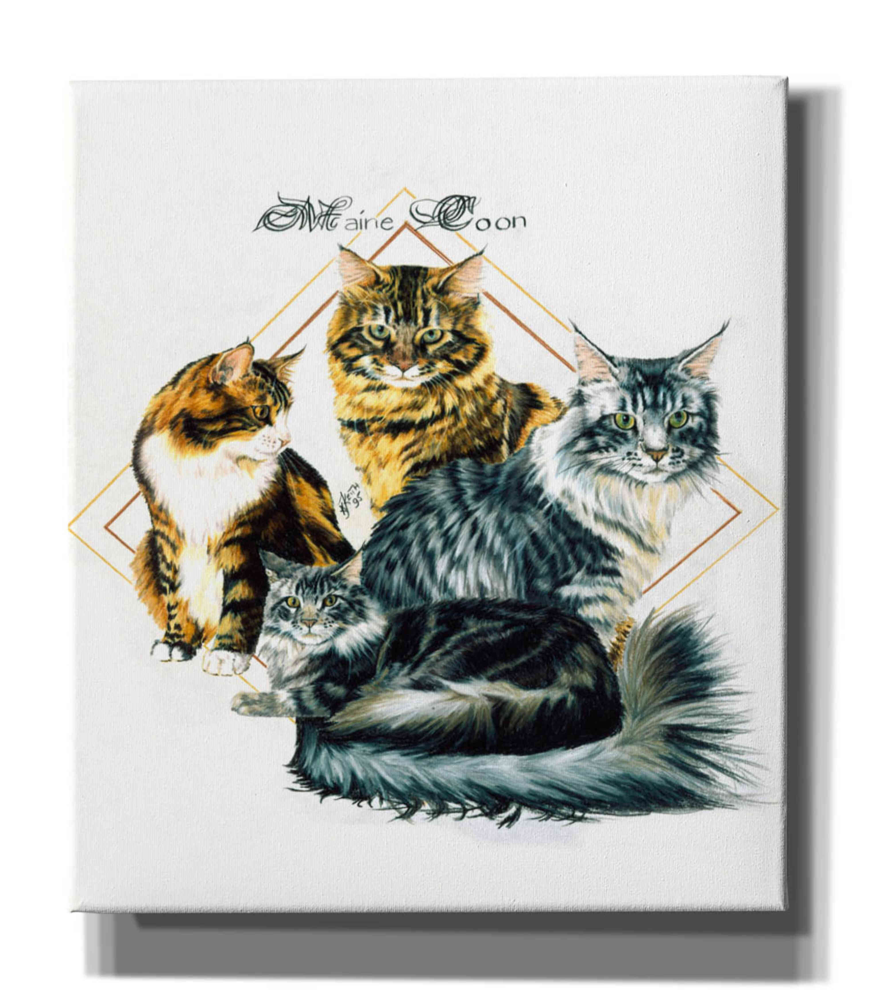 Red Barrel Studio® Epic Graffiti 'Maine Coon' By Barbara Keith, Canva ...