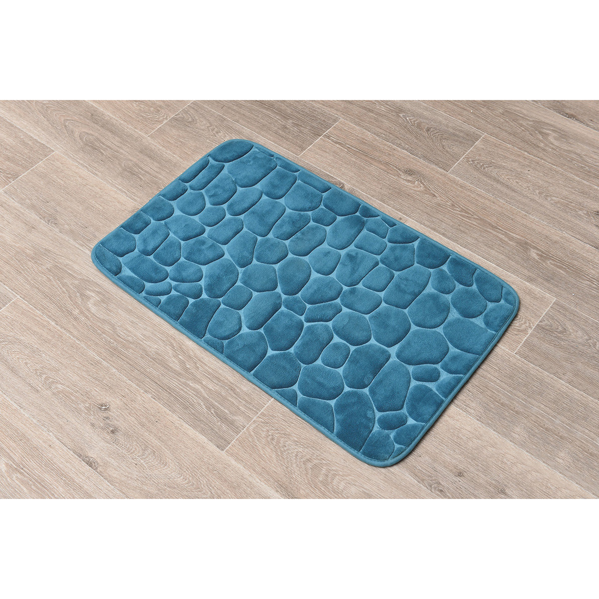 Evideco Cobble Stone Mat 3D Shaped Rectangle Non-Slip Bath Mat ...