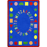 Joy Carpets Educational Performance Blue Rug & Reviews | Wayfair