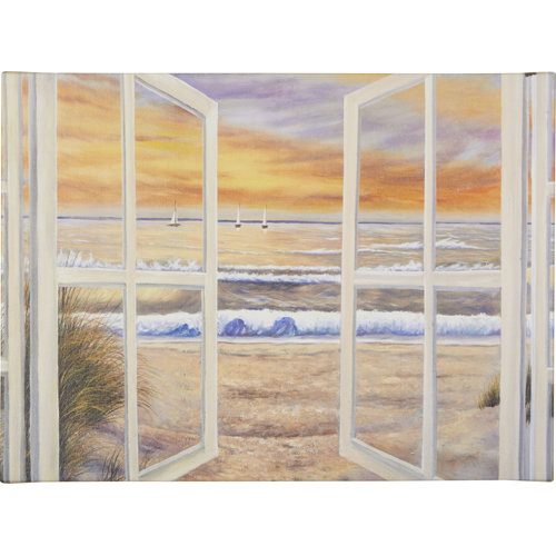 Highland Dunes Elongated Window by Joval - Print on Canvas & Reviews ...
