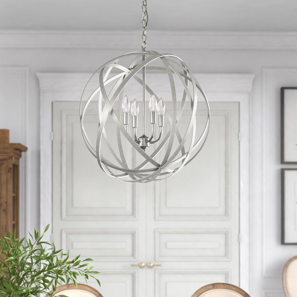 Greyleigh™ Harwich 4 - Light Dimmable Globe Chandelier & Reviews | Wayfair