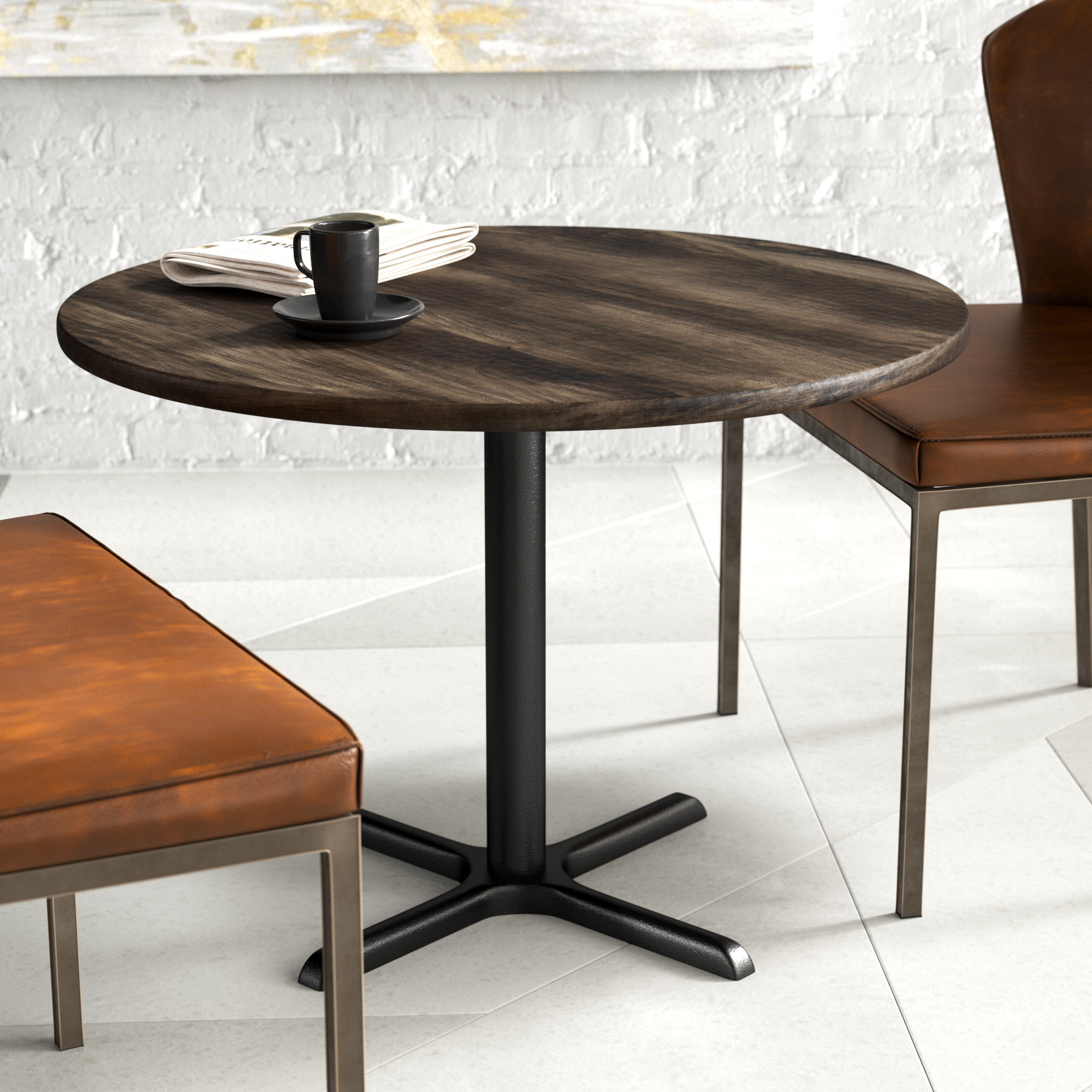 KFI Studios Mode Round Solid Wood Breakroom Table & Reviews | Wayfair