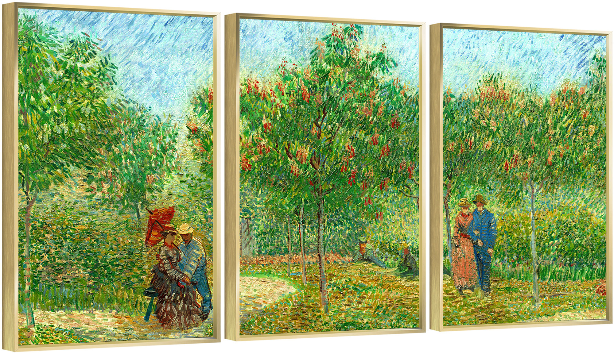 Vault W Artwork Van Gogh Wall Art by Vincent Van Gogh - 3 Piece Picture ...